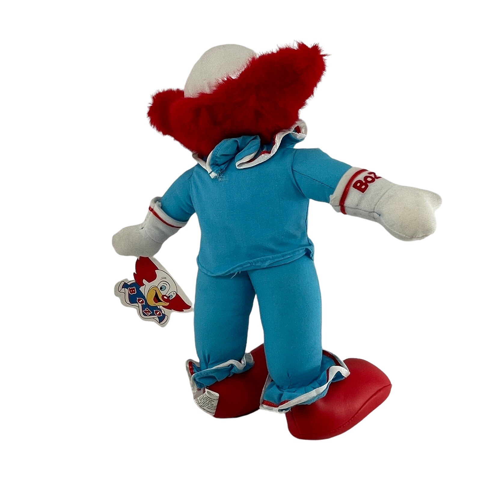 bozo the clown stuffed plush doll w tag toy 12 larry | eBay