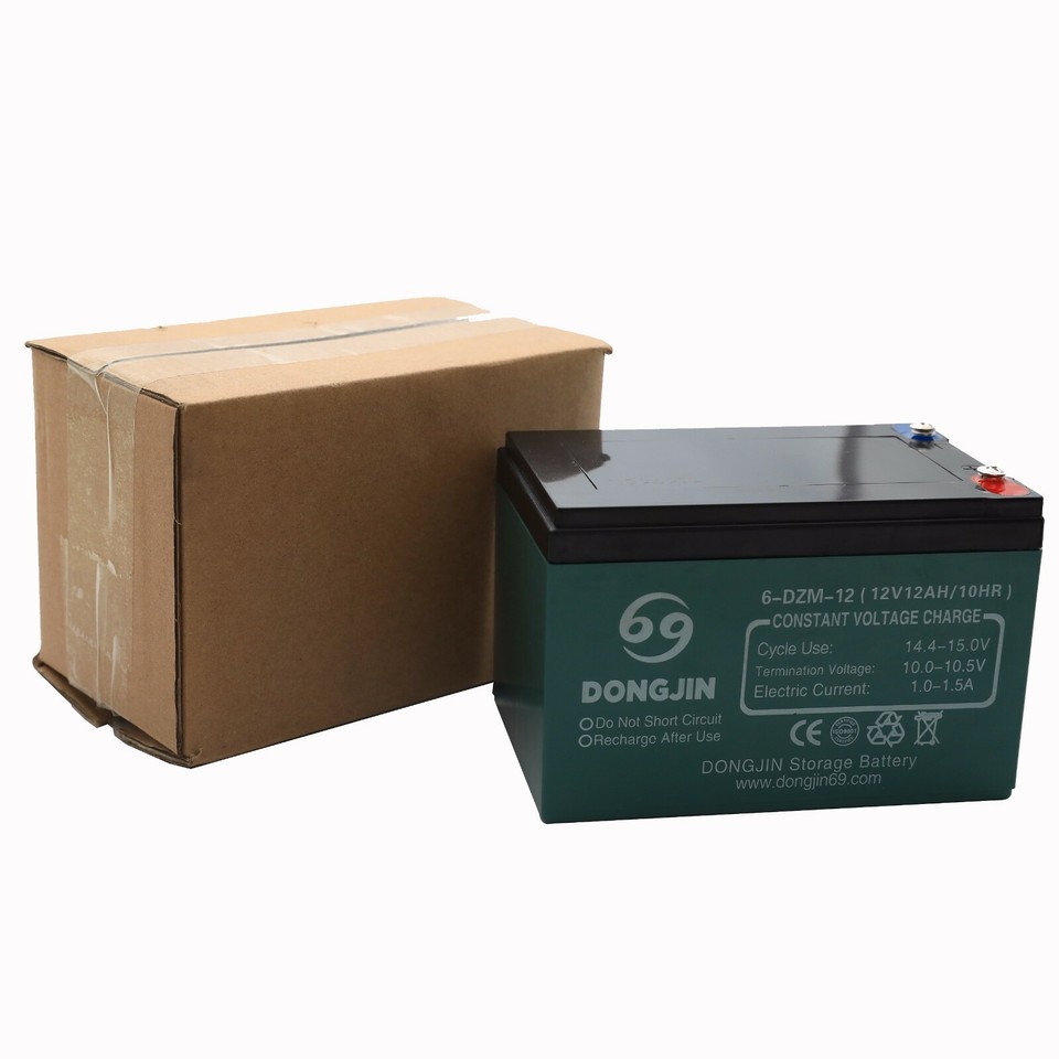 2/3/4 Pack 12V 12Ah 6-DZM-12 Battery for Electric Bike Go Kart Coolster ...