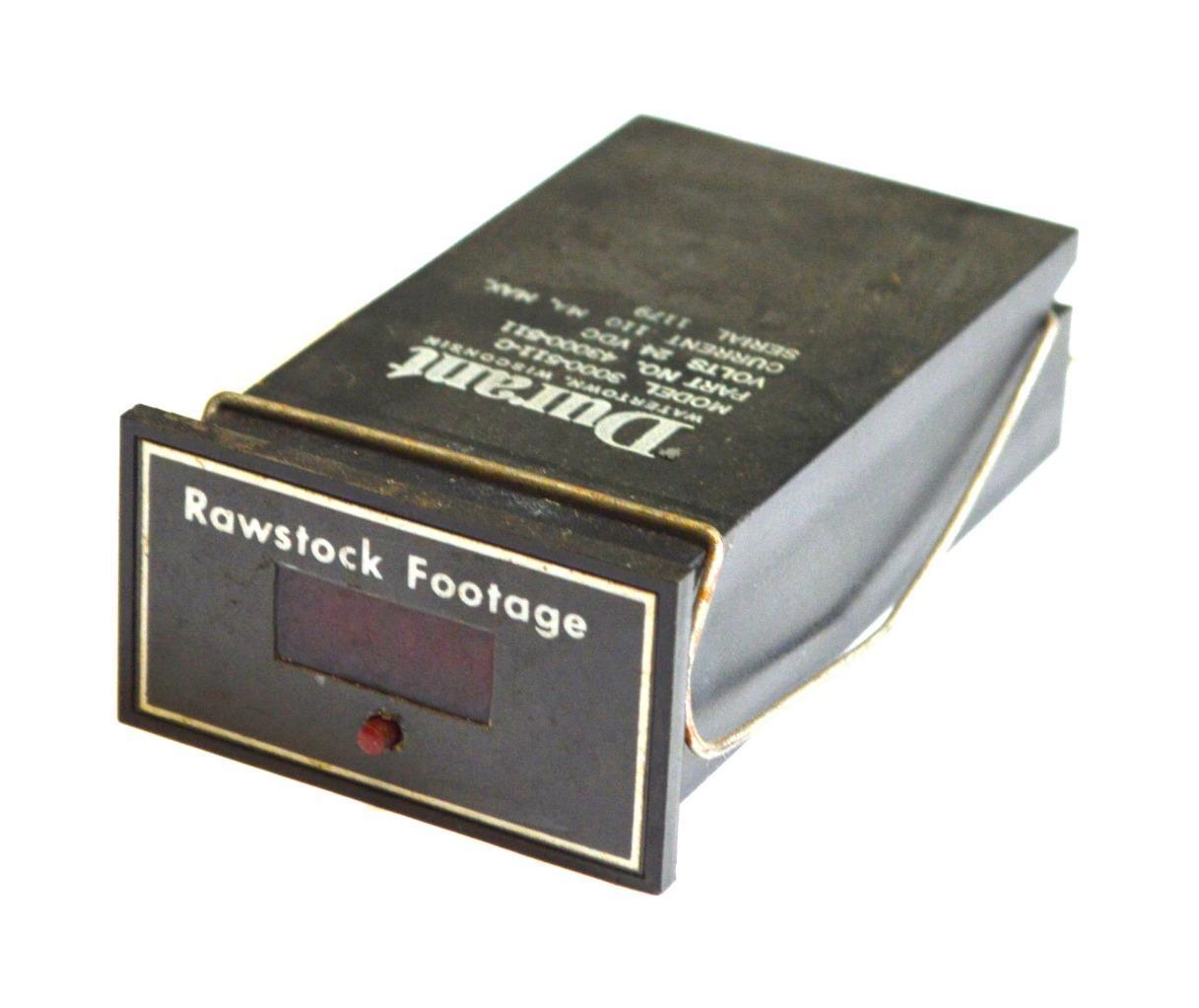 DURANT 3000-511-C RAWSTOCK FOOTAGE COUNTER 24 VDC 110 MA 43000-511 | eBay