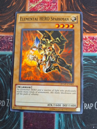 Yu-Gi-Oh! TCG Elemental HERO Sparkman RYMP-EN003 Common Unlimited Near ...