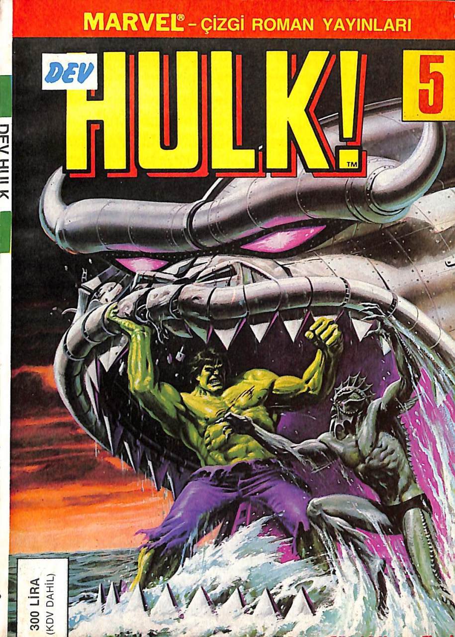 Incredible Hulk #5 International Turkish Edition Marvel Superhero Comic ...