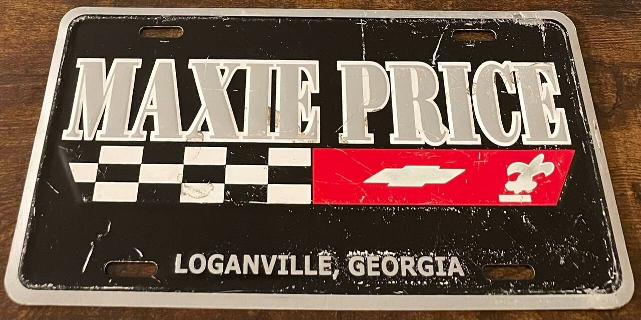 Maxie Price Chevrolet Dealership Booster License Plate Loganville ...