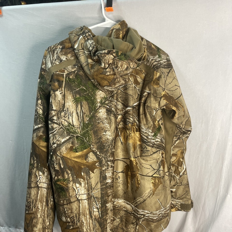 Cabelas Waterproof Hooded Jacket 4Most Dry Most Full Zip O2 Octane ...