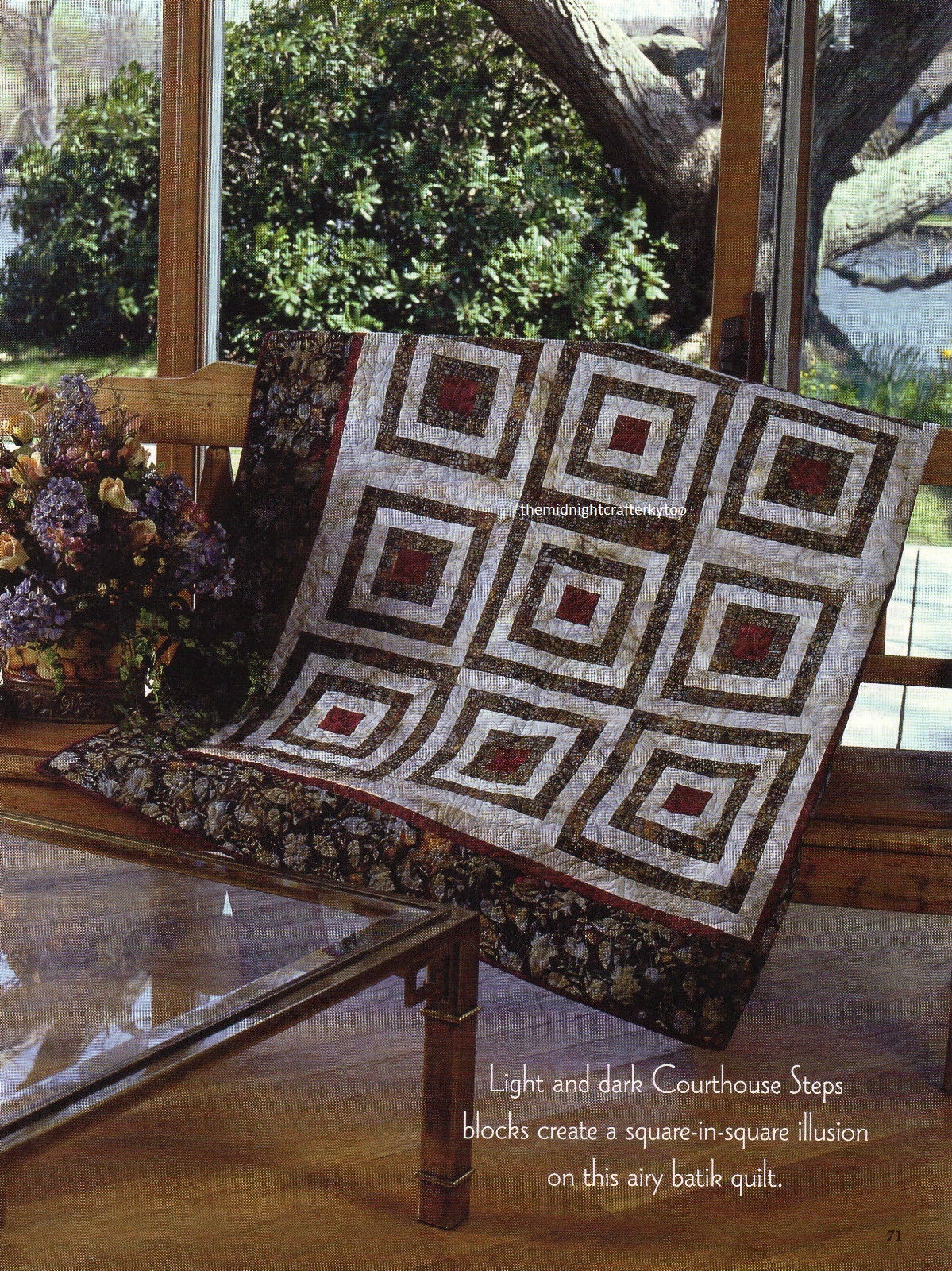 Simply Square Quilt Pattern Pieced PT | eBay