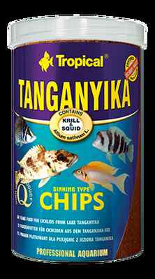 Tropical Tanganyika Chips 1000 ml Fischfutter Cichliden Futter Barsch ...