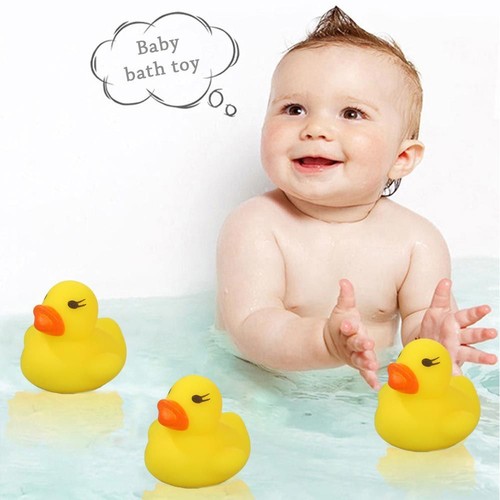 Classic Rubber Floating Swimming Rings Fishing Net Kids Bath Toys ...