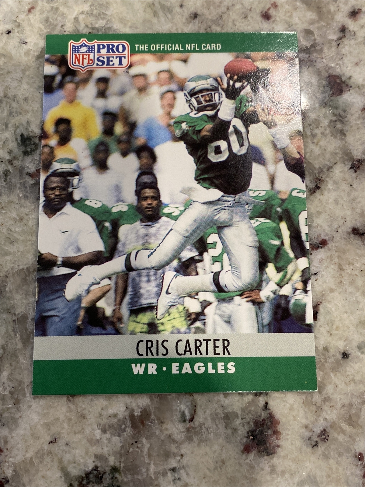 1990 Pro Set #246 CRIS CARTER Philadelphia Eagles Football Card Sharp ...