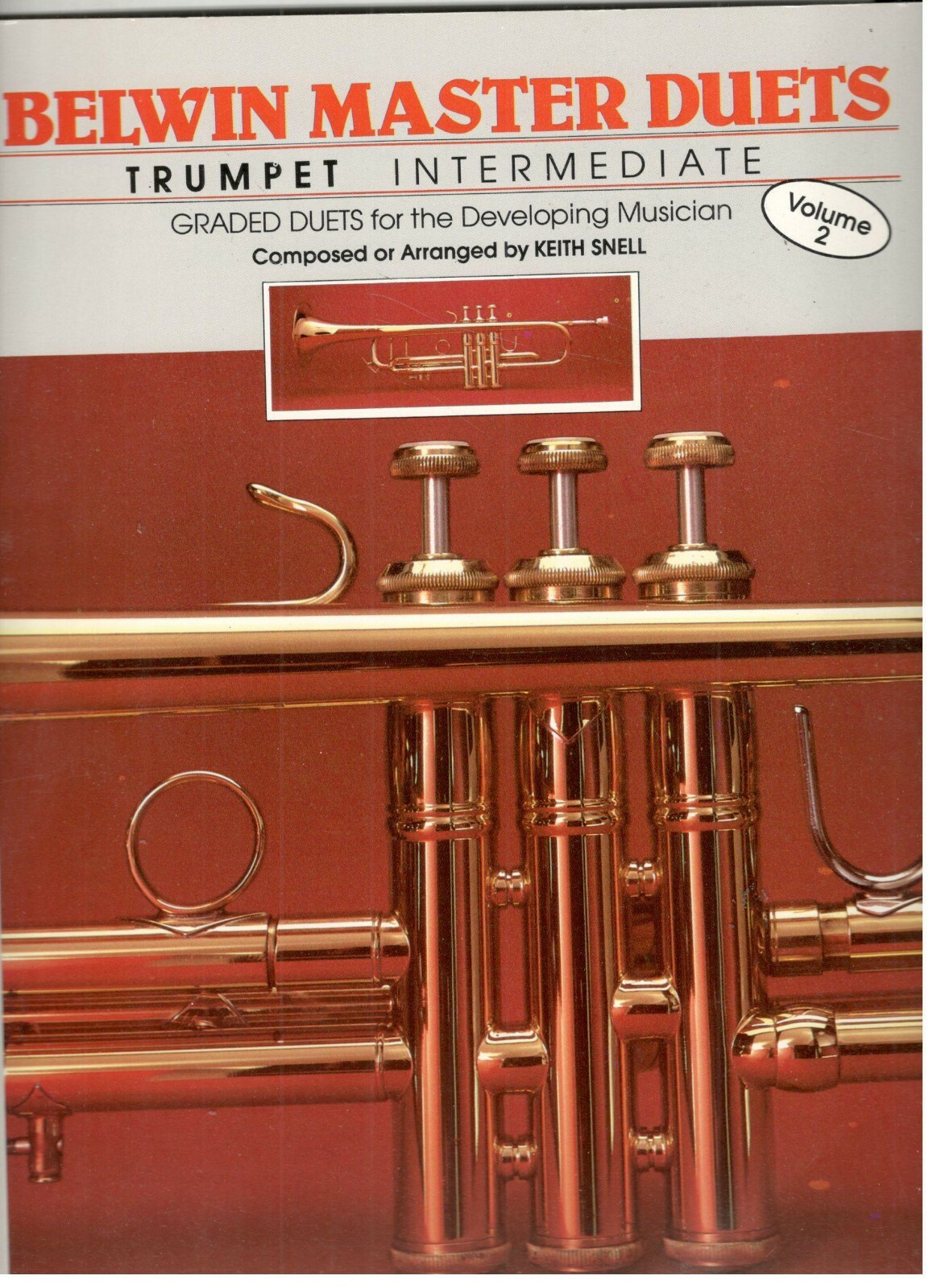 Belwin Master Duets MUSIC BOOK Trumpet Volume 2 Intermediate BRAND NEW ...