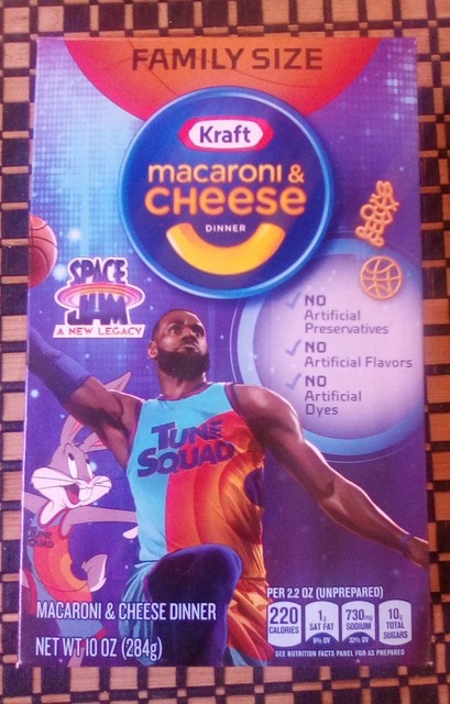 Kraft Space Jam A Legacy Macaroni & Cheese Dinner Eat Or As Collectable ...