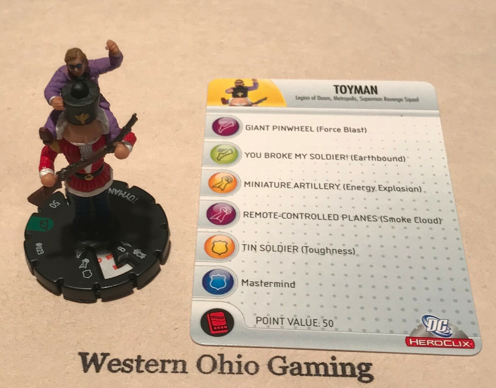 Heroclix Toyman #023 USED DC Justice League Single Figure | eBay