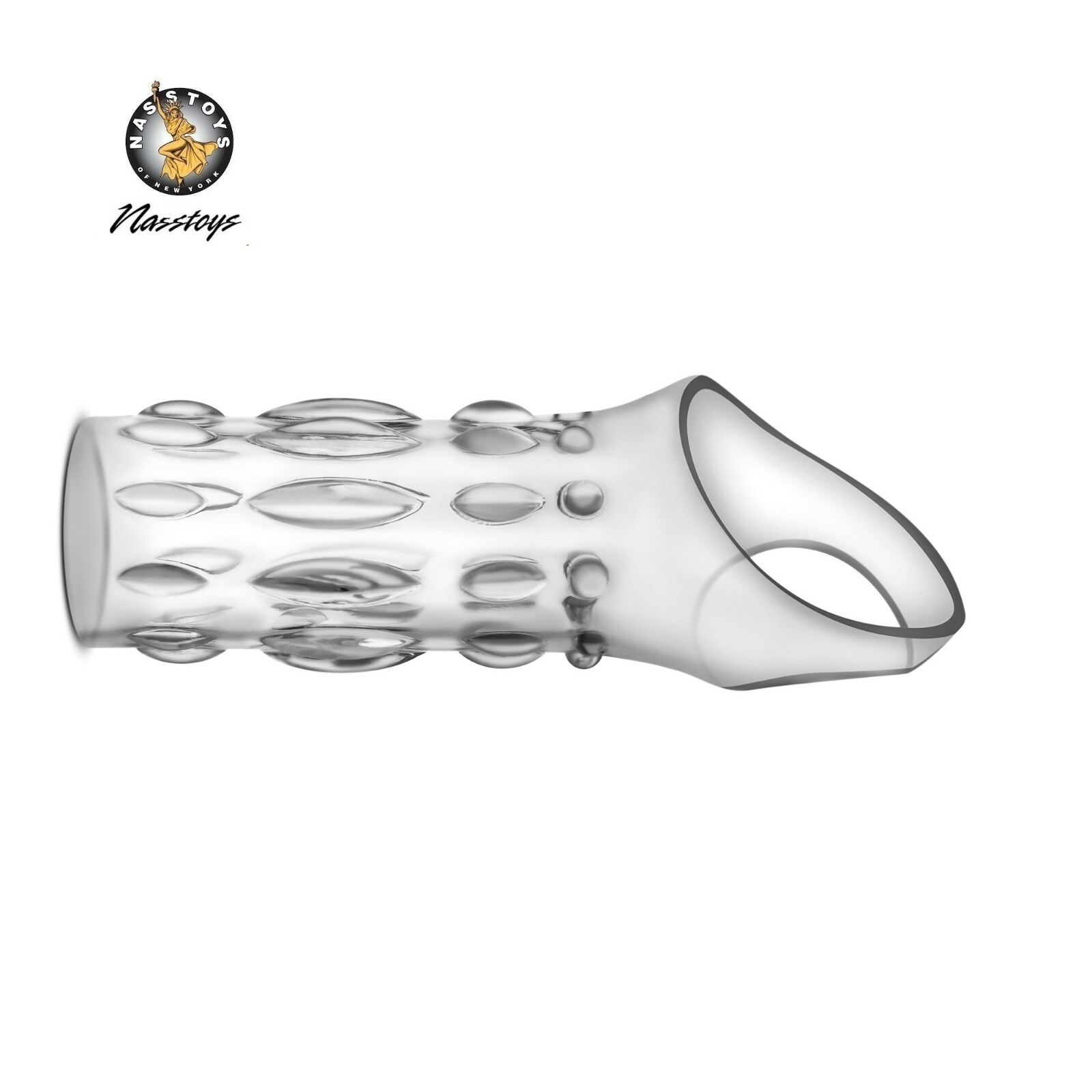 Maxx Men Erection Sleeve COCK RING Clear Penis Extension Enhancer GIRTH ...
