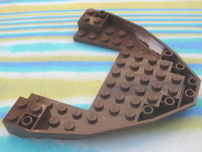 LEGO SHIP BOAT BASE RedBrown 47404 - BOW - VGC - CHEAP POST | eBay