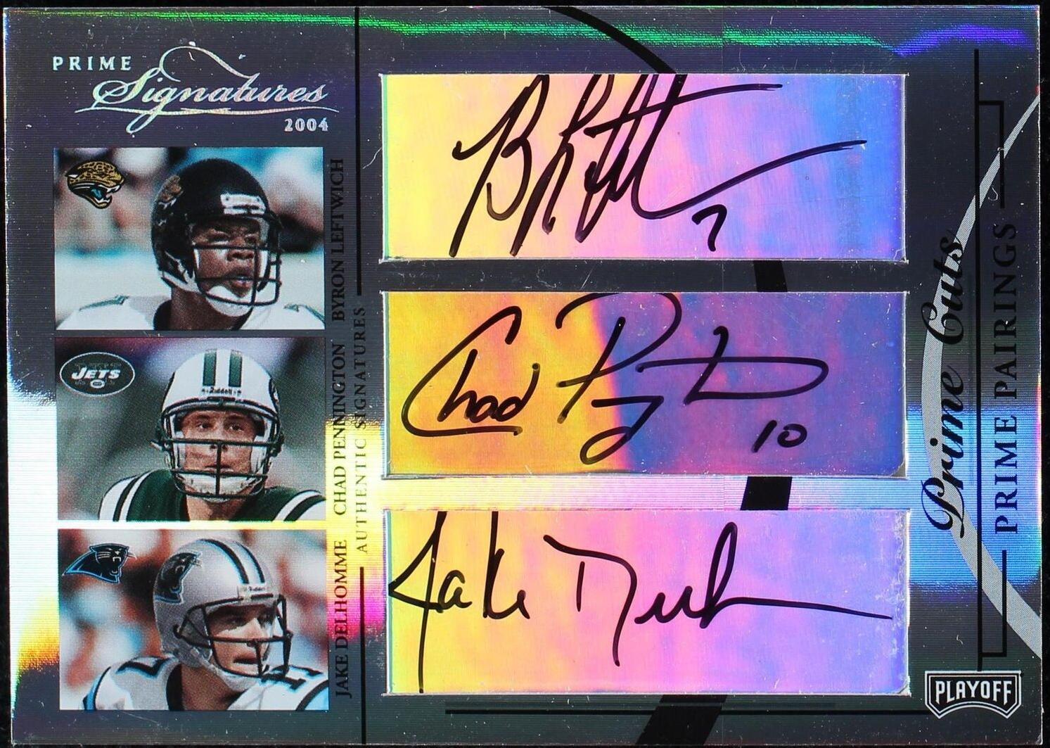 2004 Prime Signatures - Prime Pairings Chad Pennington, Jake Delhomme ...