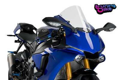 PUIG BULLE R-RACER POUR YAMAHA YZF-R1/R1M 15-19 TRANSPARENT | eBay