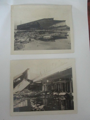 RARE PHOTOS 19 EA. OF THE TIDAL WAVE THAT HIT HILO, HAWAII IN 1946 ...