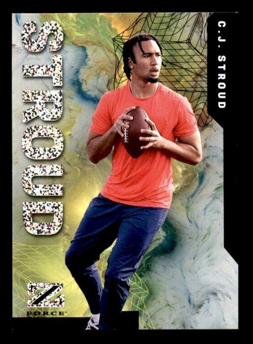 2023 Skybox Metal Universe Z Force Super Rave C.J. Stroud Rookie #41/50 ...