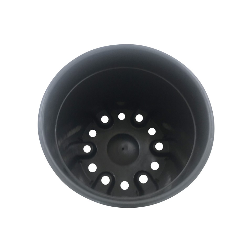 20 Litre Black Plant Pots Plastic Round Flower Pot L LT High Quality ...