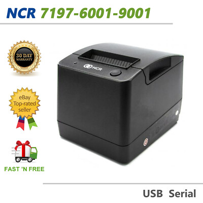 NCR 7197-6001-9001 RealPOS Thermal Receipt Printer USB Serial No AC ...