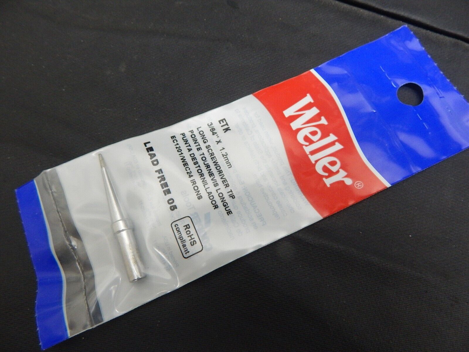 Weller ETK Solder Soldering Tip Fits Stations Wes51 Pes50&51 Wesd51d ...