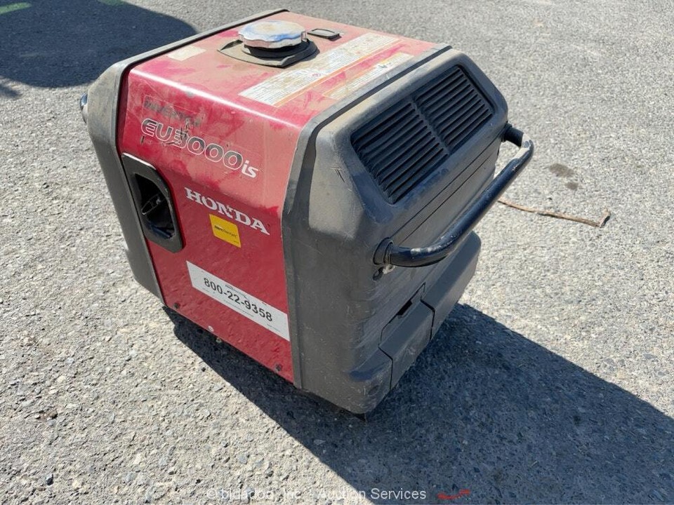 2018 Honda EU3000is Portable 3,000 Watt Inverter Generator Gas -Parts ...