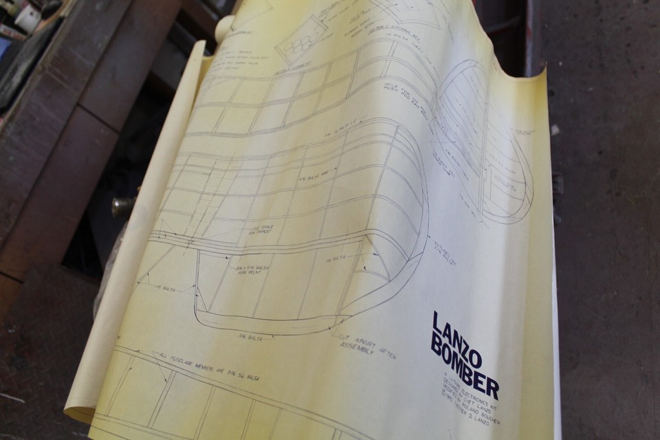 Leisure, "Lanzo Bomber" Vintage Balsa R/C Plane Kit X2 70.5" | eBay