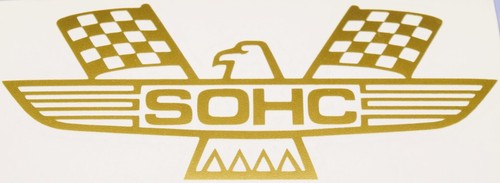 Vintage Ford 427 SOHC Gold Bird sticker decal-CAMMER | eBay