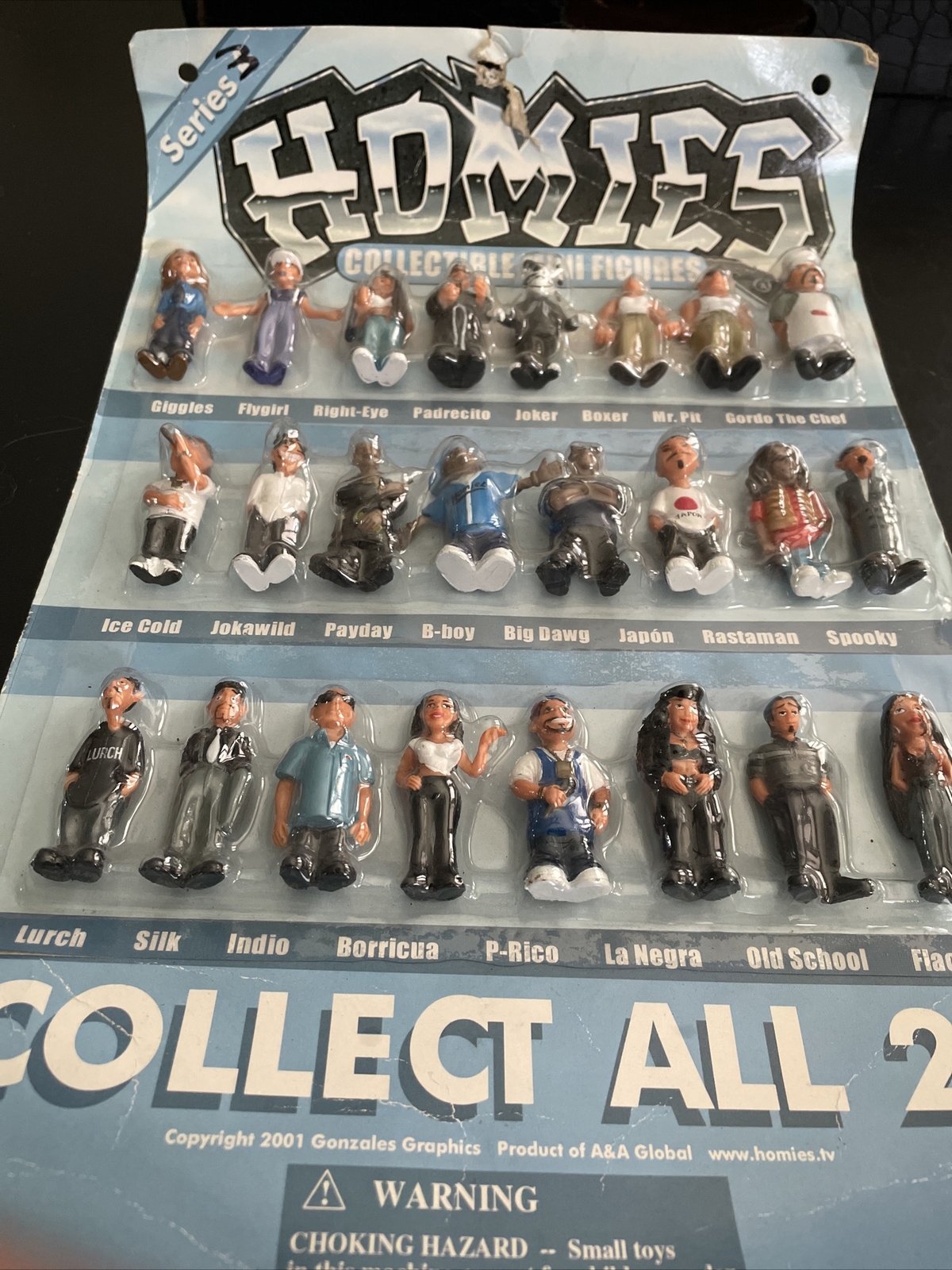 Homies Series 3 Complete NEW Figure Set Of 24 Factory Error Says Series ...