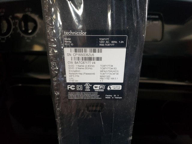 Technicolor CGA4131 Business Router (TBR) - Black (CGA4131TCH2) for ...