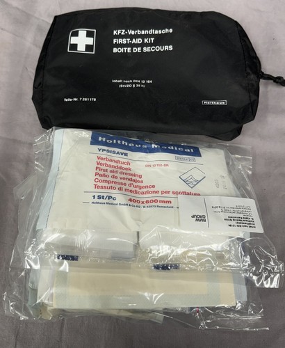 BMW Universal First Aid Emergency Medical Kit Pouch Black 7261178 | eBay