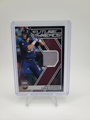 2023 Panini Elite Extra Edition - Future Threads #FT-CF Cole Foster RC, RELIC | eBay