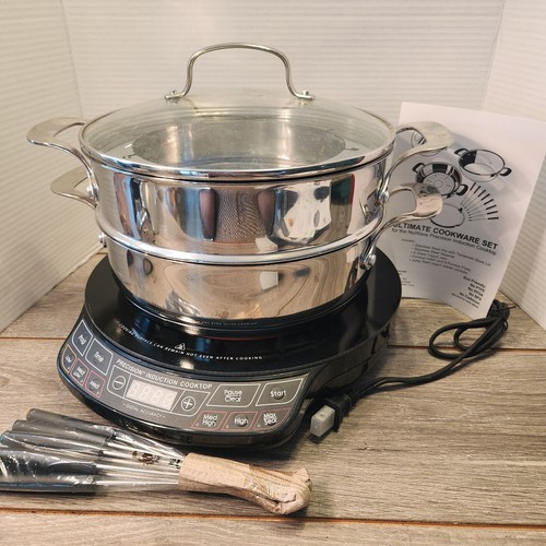 Precision Induction Cooktop Nuwave Hearthware 3.5 Qt Stainless Steel ...