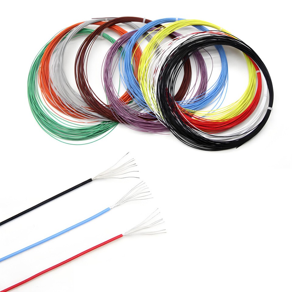 UL10064 Wire Silver Plated Copper 40AWG-28AWG Electronic Single Fine ...