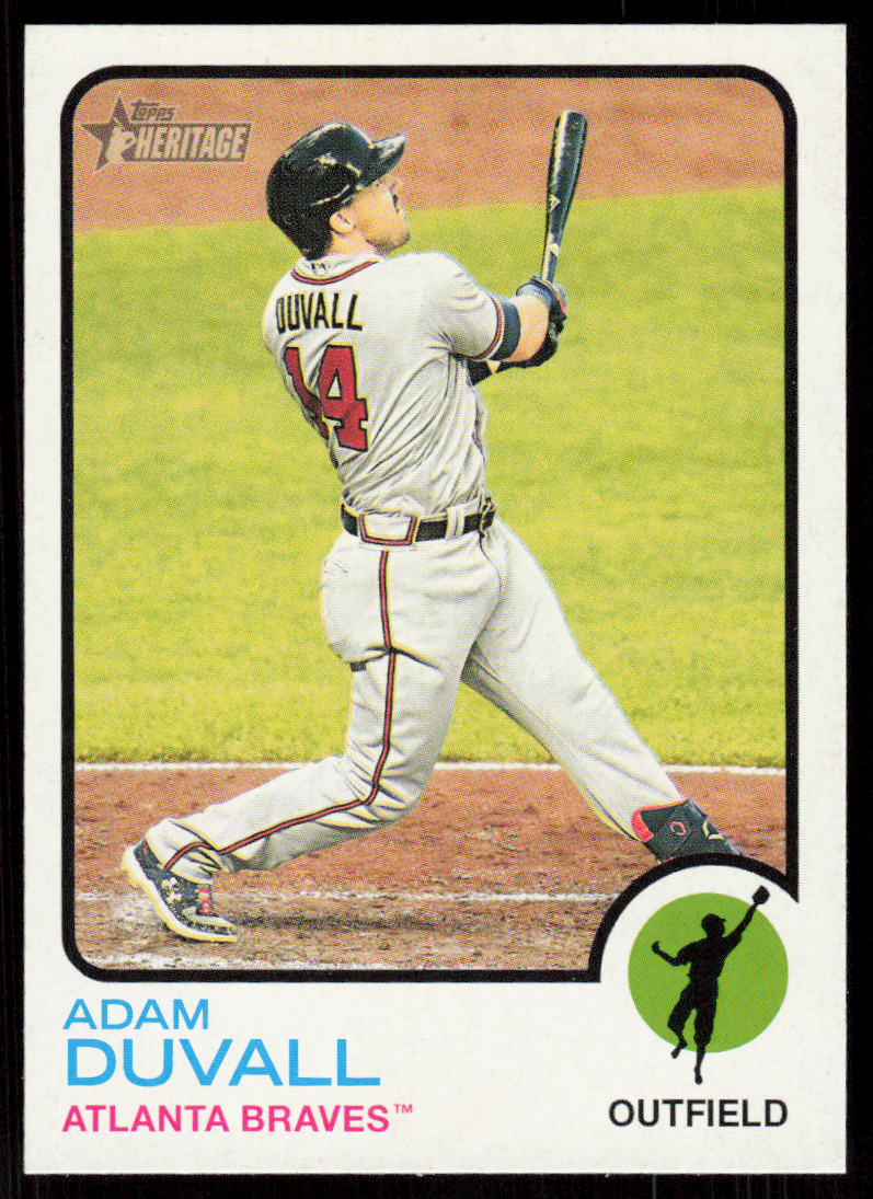 2022 Topps Heritage 93 Adam Duvall Atlanta Braves | eBay