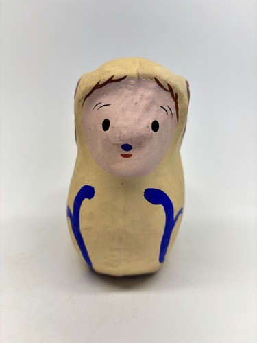 Japanese Folk Art Zodiac Colorful Paper Mache Sheep Ram 5 1/2” | eBay