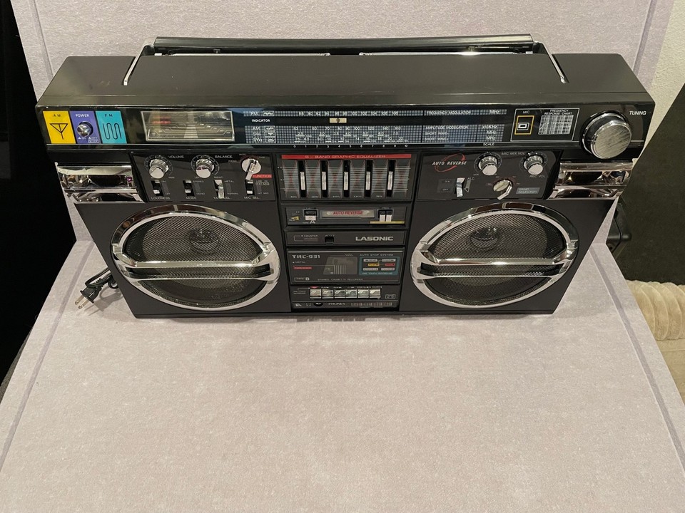 RARE VINTAGE LASONIC TRC-931 BOOMBOX WORKS AS-IS REPAIR NEEDED EXCELLENT COND ! | eBay