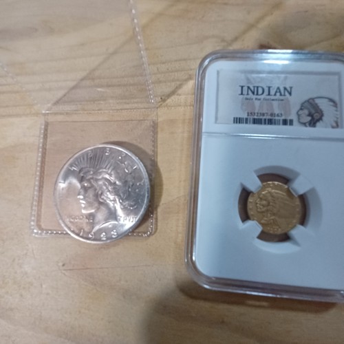 1923 Silver Peace Dollar, 1908 Indian 2 1/2 Dollar | eBay