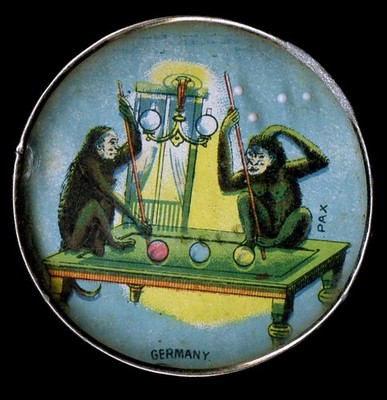 “Monkeys Playing Billiards” Advertising Dexterity Puzzle | eBay