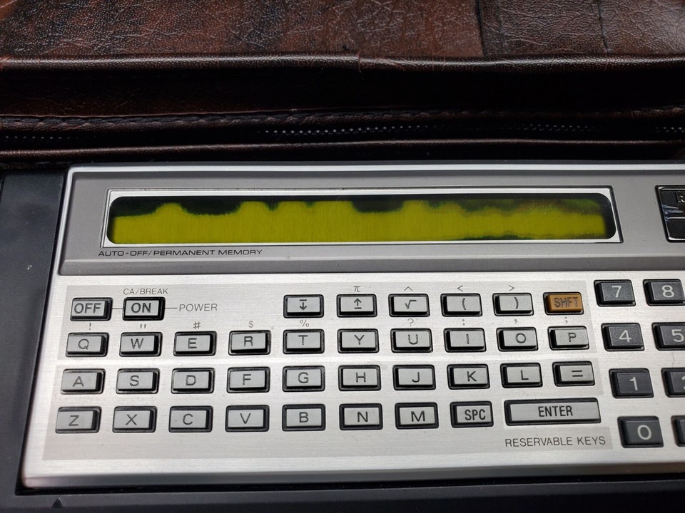 RadioShack TRS-80 Pocket Computer With Original Case, For Parts or ...