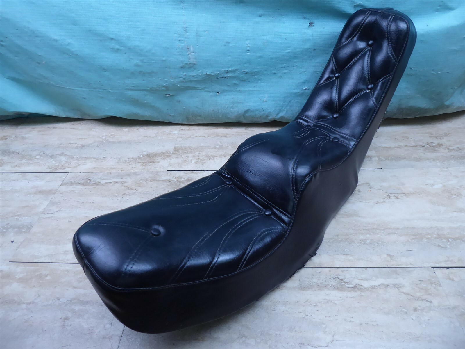 Vintage Custom Corbin Gentry High Back Chopper Double Seat Saddle ...