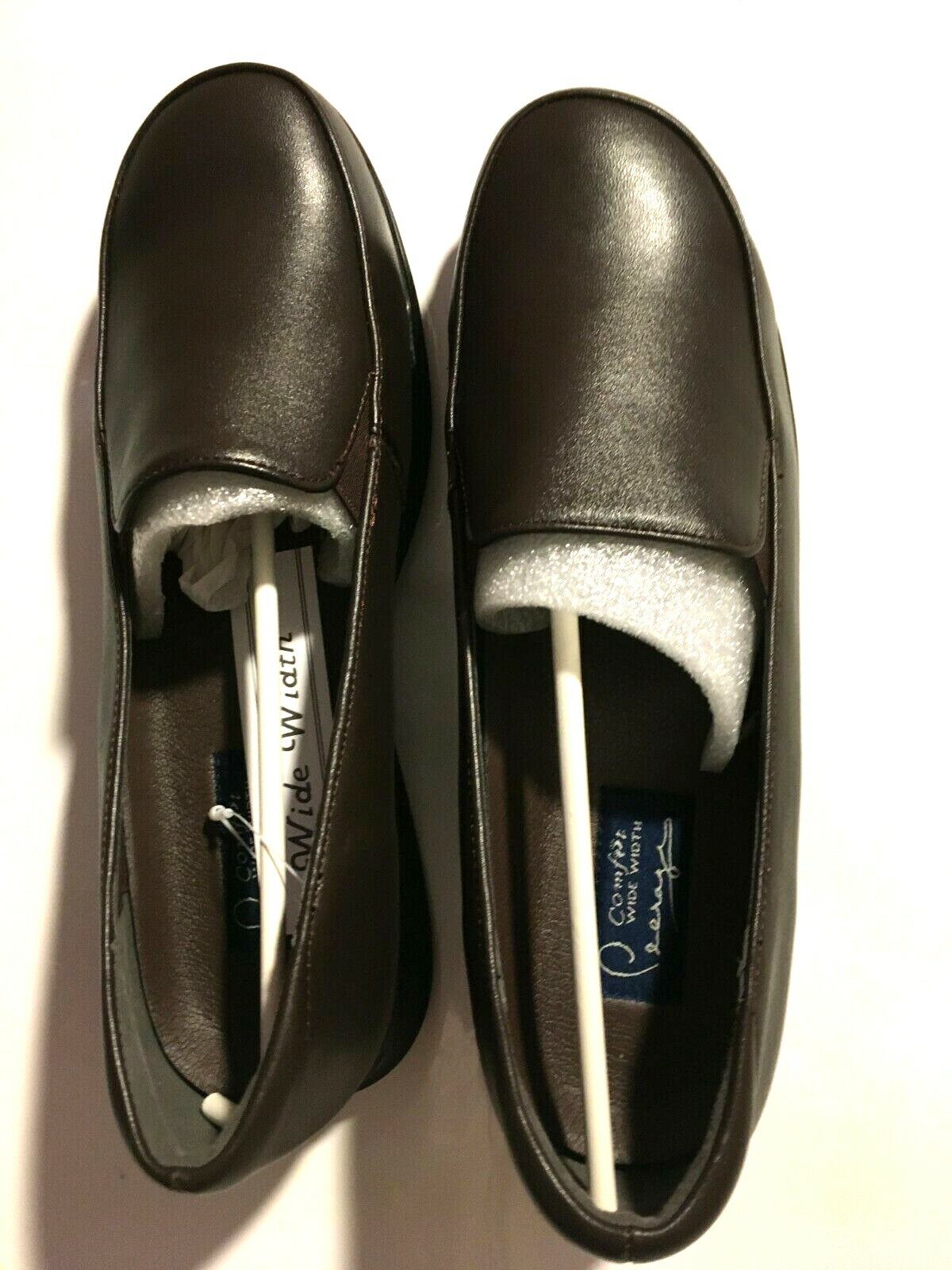 Peerage Women's Olivia Extra Wide Width Brown Loafer SIZE 8E Shoes NEW ...