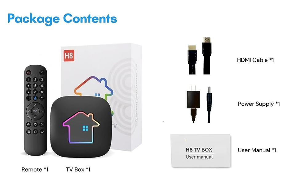 2025 H8 Brazil TV Best Brazilian TV Box Envio Rapido da Florida ...