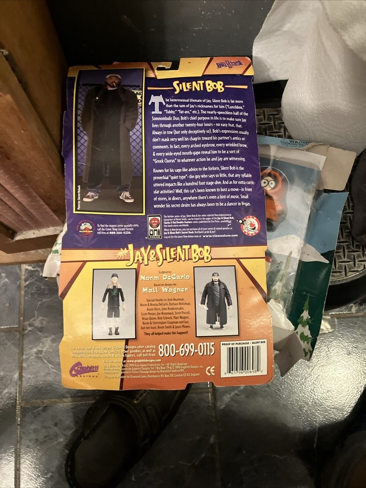 Big Blast Jay and Silent Bob Talking Action Figures vtg 1998 NEW Sealed ...