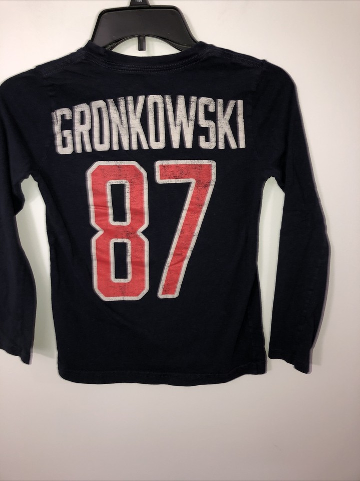 NFL Patriots ROB GRONKOWSKI Long sleeves Shirt Youth Kids Boys Small | eBay