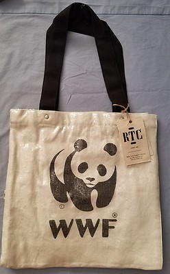 WWF World Wildlife Federation Ling Ling sequins Shopper Tote Bag | eBay