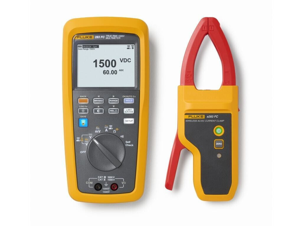 Fluke 283FC/PV Wireless Solar Kit, TRMS DMM & Current Clamp | eBay