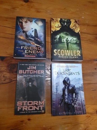 Novel Book LOT - STORM FRONT, MY FRIEND THE ENEMY, SCOWLER, & LAST ...