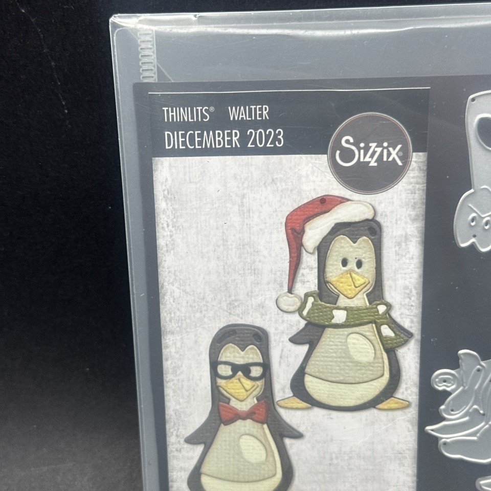 Tim Holtz Diecember 2023 Walter Penguin #666505 Sizzix Limited Edition ...
