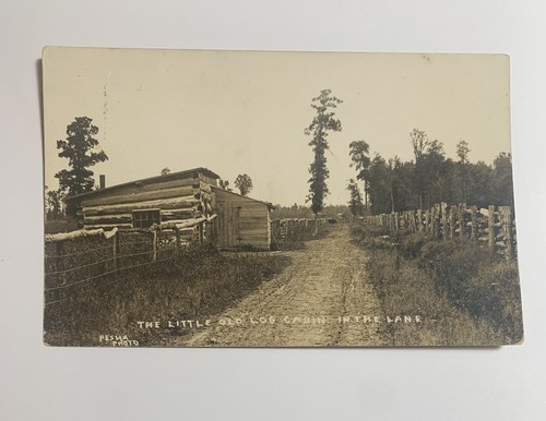 1911 Pesha Michigan Real Photo Postcard Old Pioneer Log Cabin | eBay