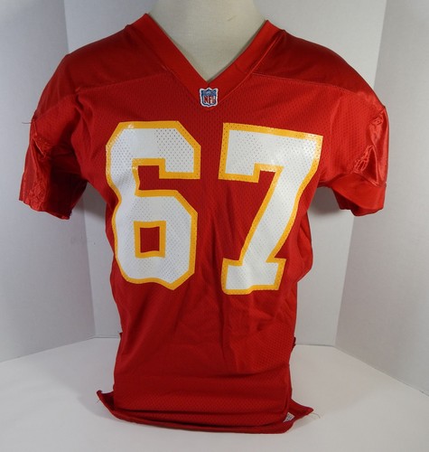 1992 Kansas City Chiefs #67 Game Issued Red Jersey DP17322 | eBay Australia