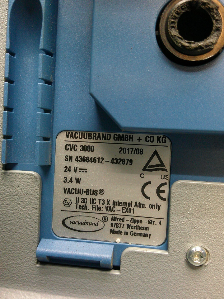 VACUUBRAND CVC 3000 VACUUM PUMP CONTROLLER (SCREEN CRACKED) | eBay
